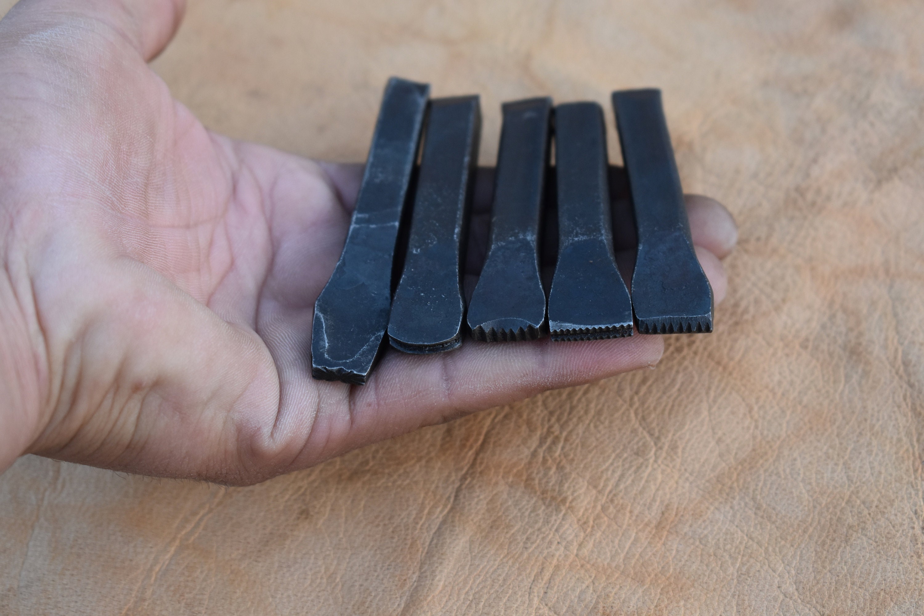 Hand Forged Vintage Iron Punch Stamp Die Hand Forged Blacksmith Tool 5 ...