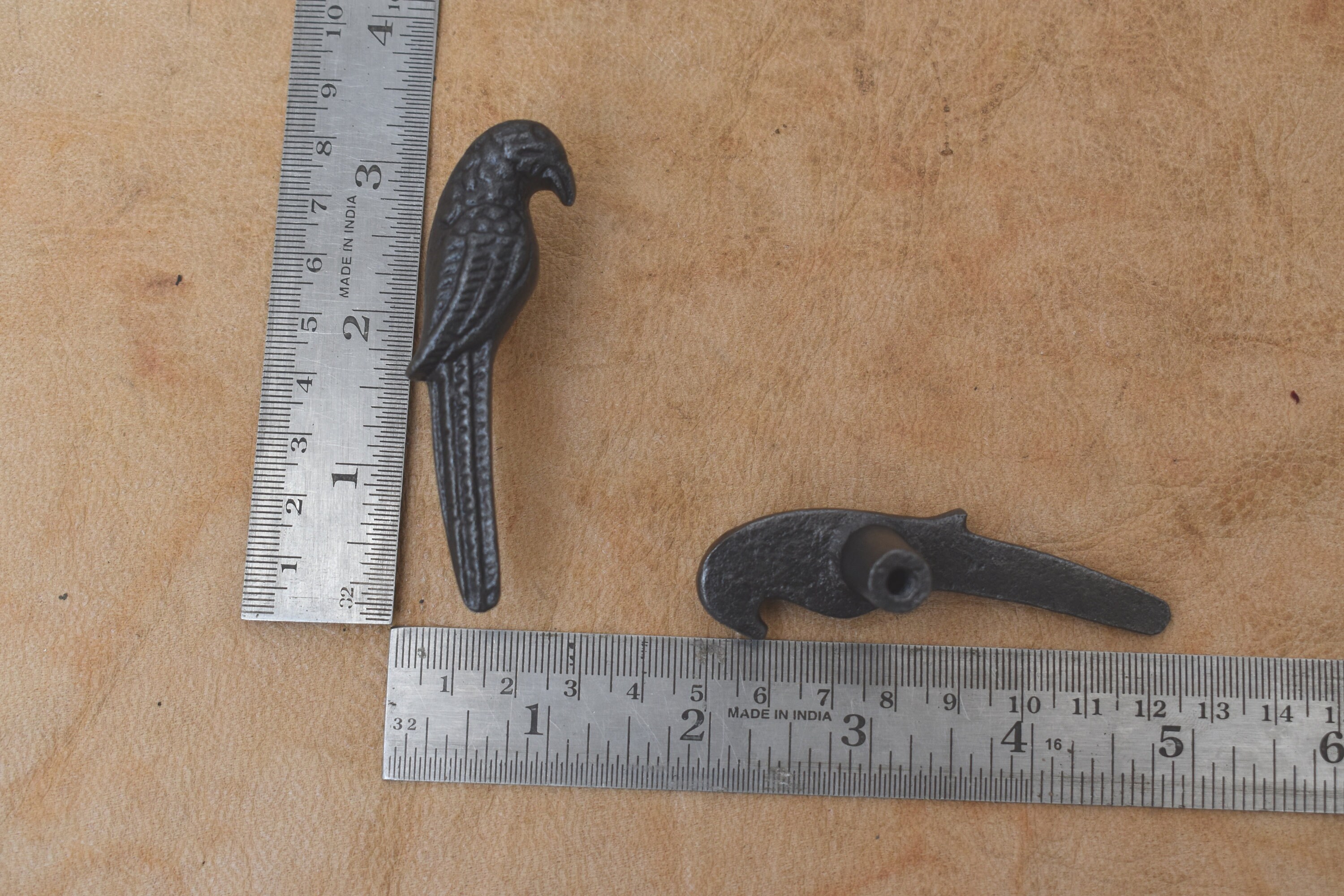 Vintage Cast Iron Parrot Shape Knob Drawer Handle Cupboard Knobs Pull ...