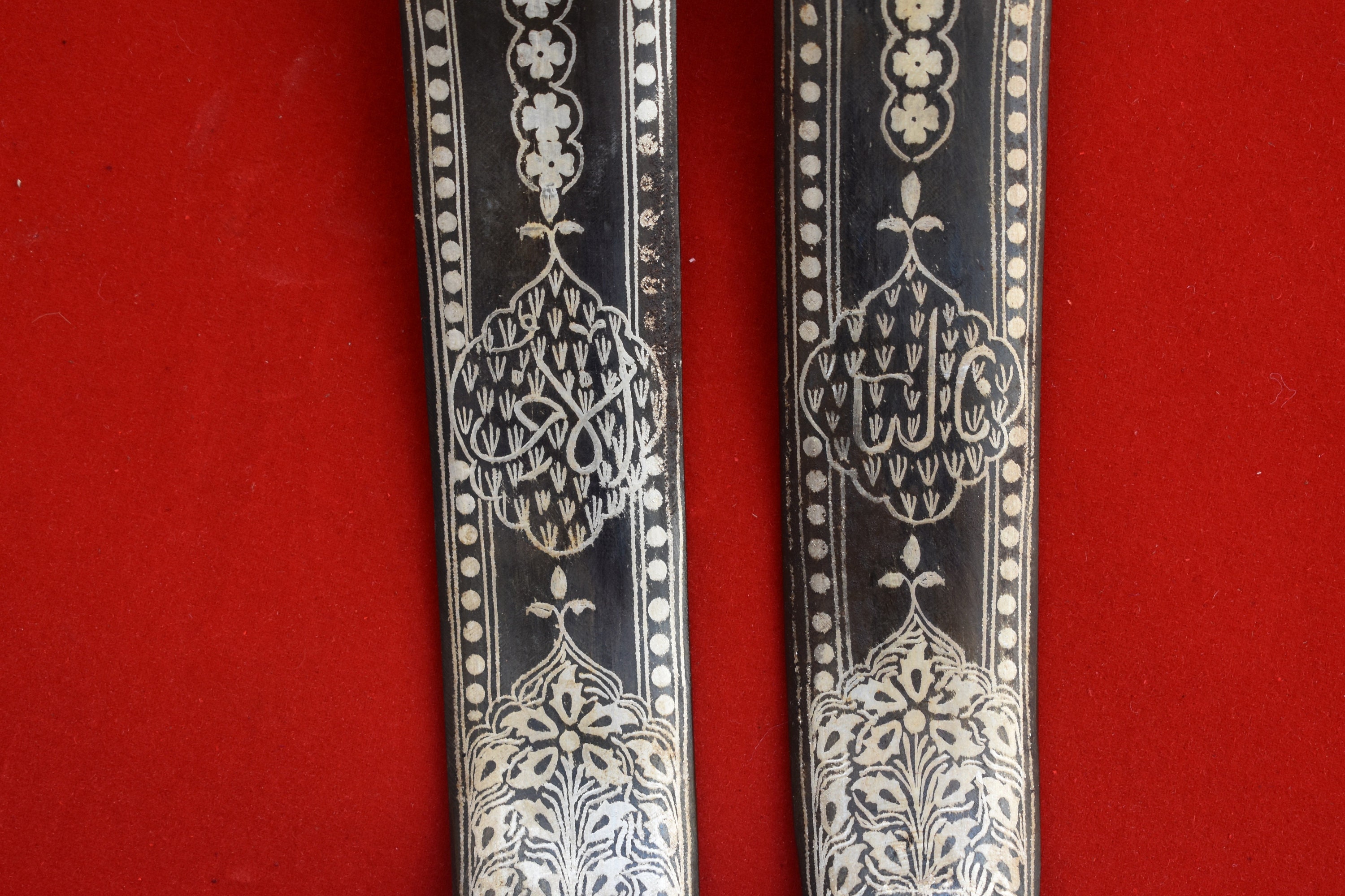 Vintage Mughal Islamic Silver Damascened Bow Archery - Etsy