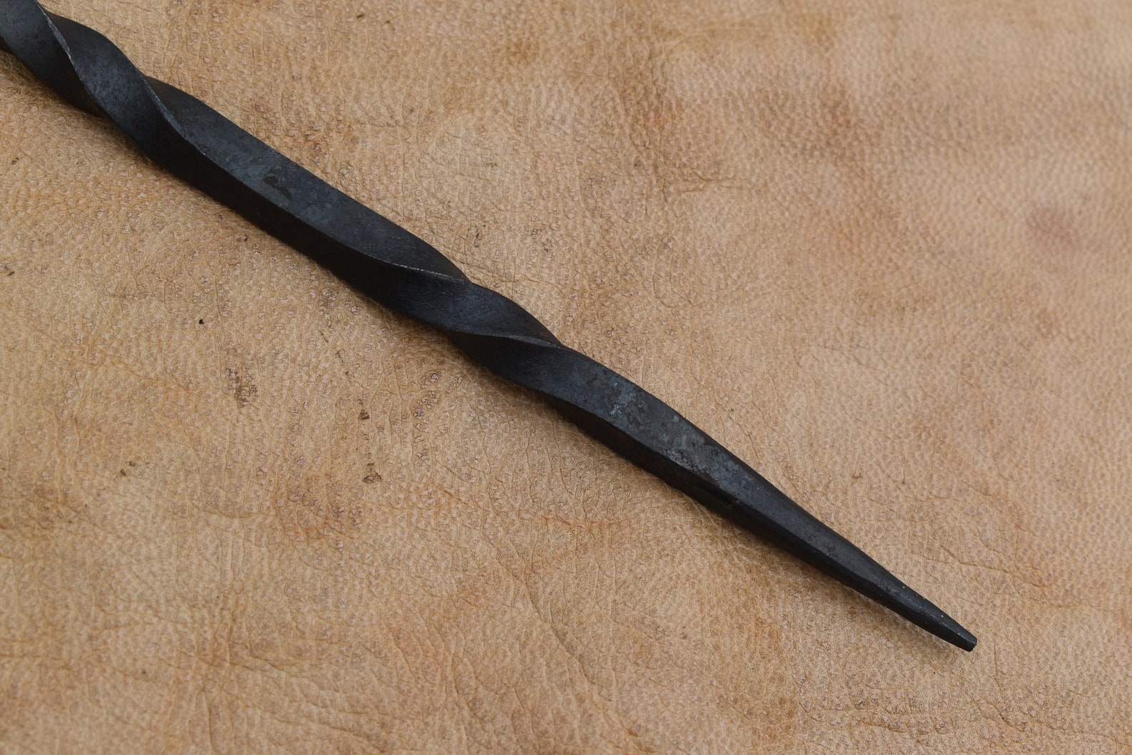 Handmade Vintage Blacksmith Iron Spike Hand Forged Fid Spiral Sailing ...