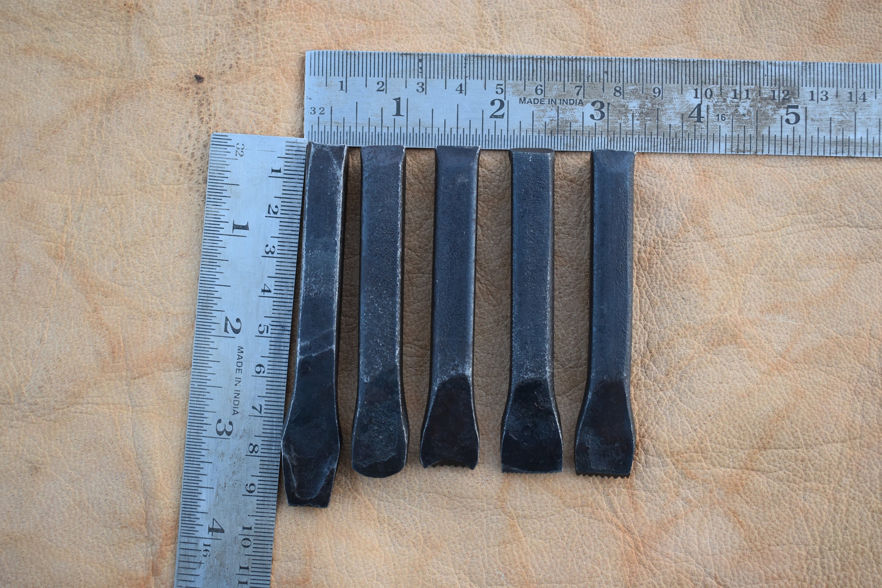 Hand Forged Vintage Iron Punch Stamp Die Hand Forged Blacksmith Tool 5 ...