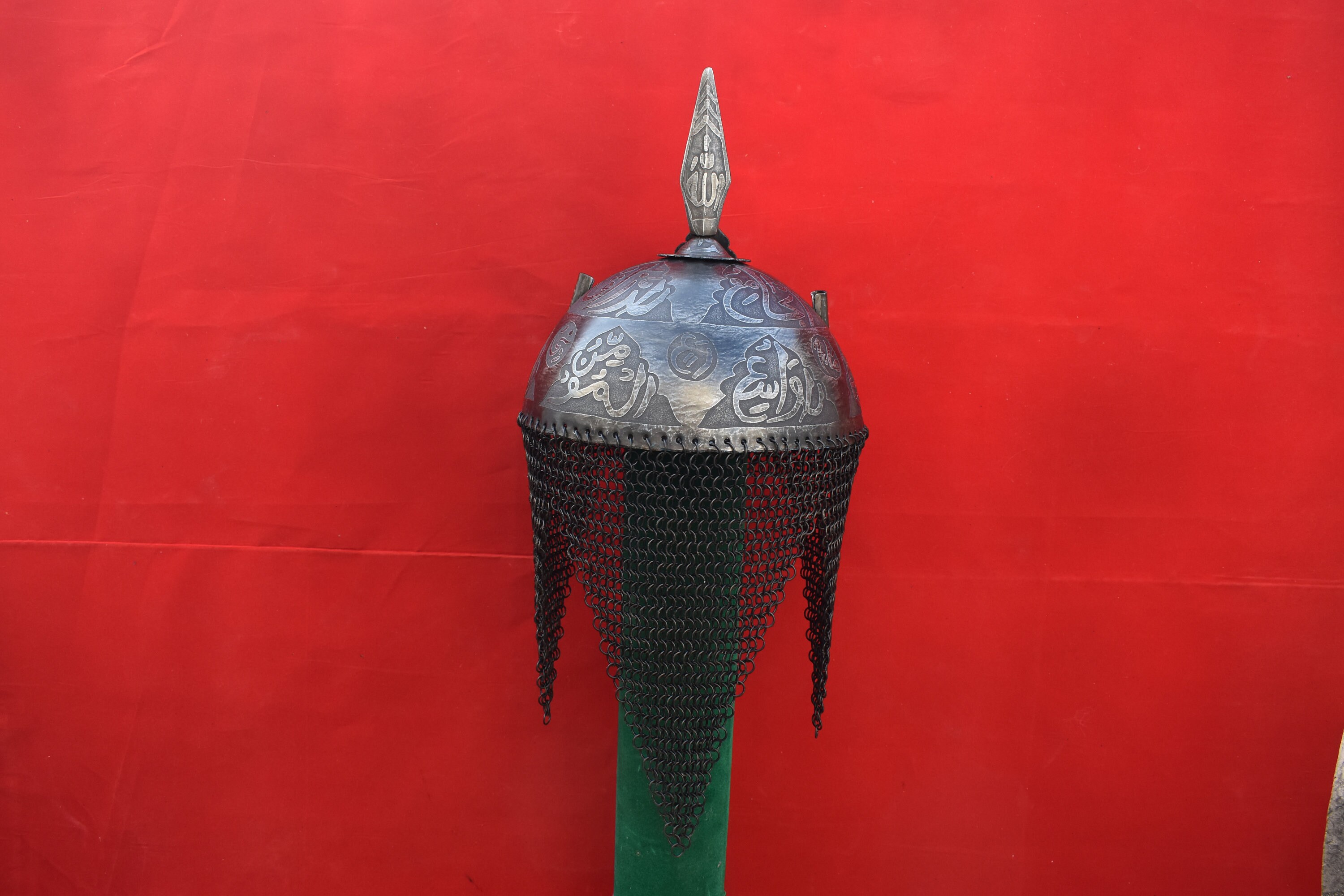 Vintage Mughal Islamic Iron Kufic Helmet Khula Khud Helmet - Etsy