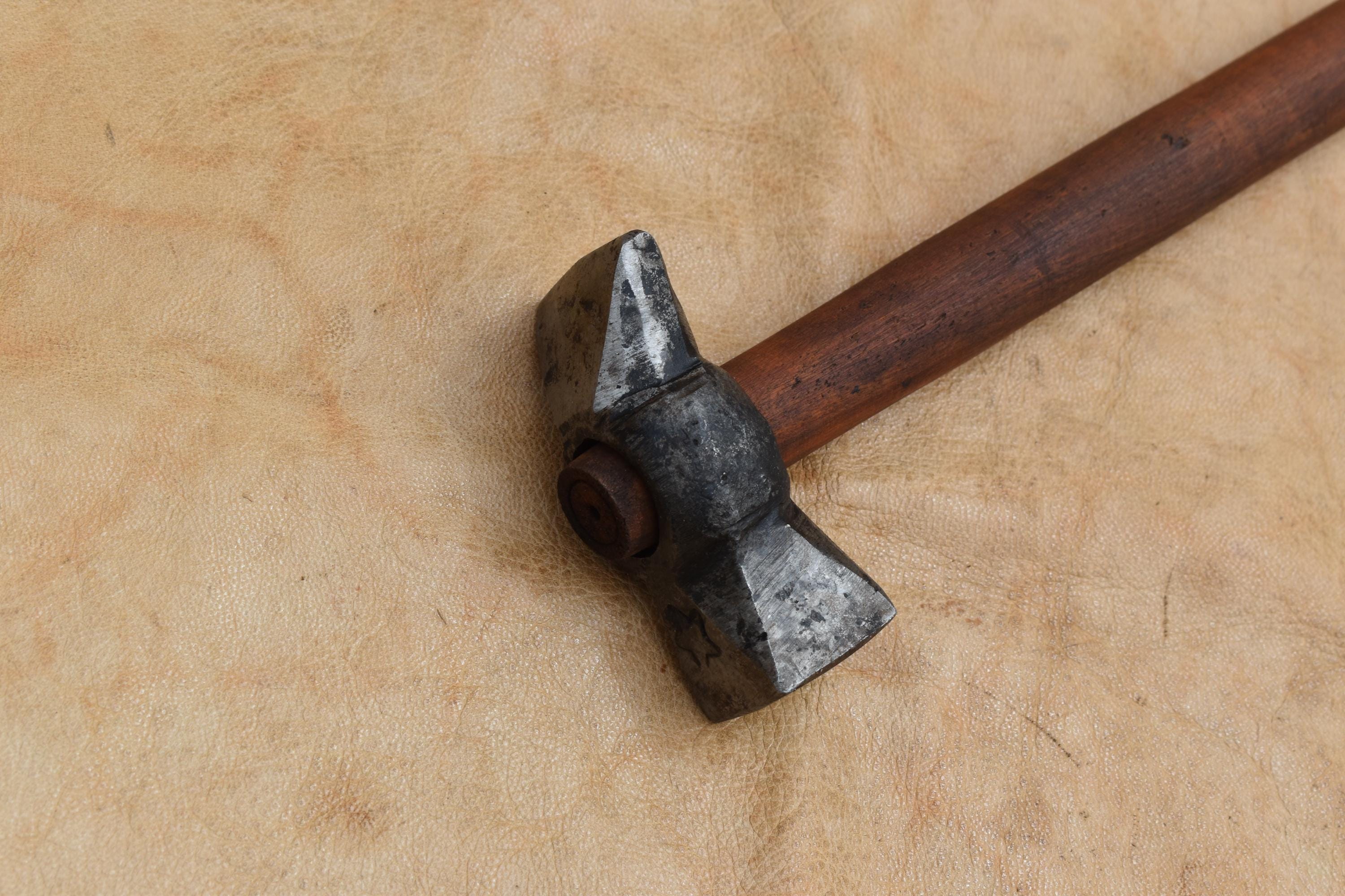 Blacksmith Hammer Iron Handmade Wood Working Square Head Tinsmith ...