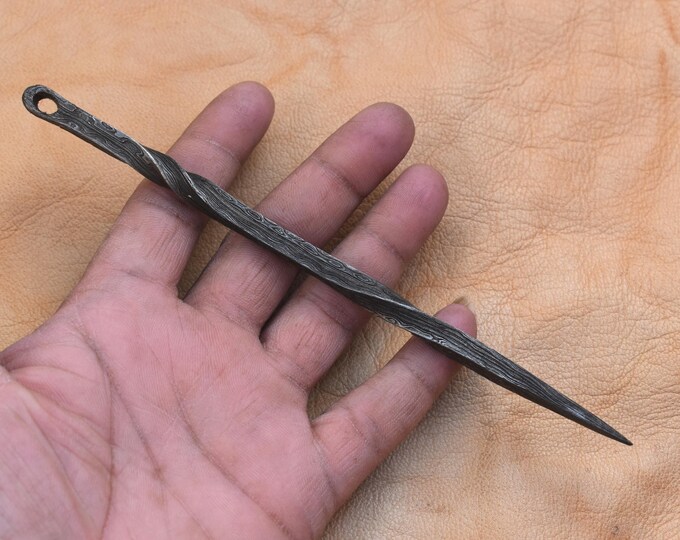 Handmade Vintage Blacksmith Iron Spike Hand Forged Fid Spiral Sailing ...