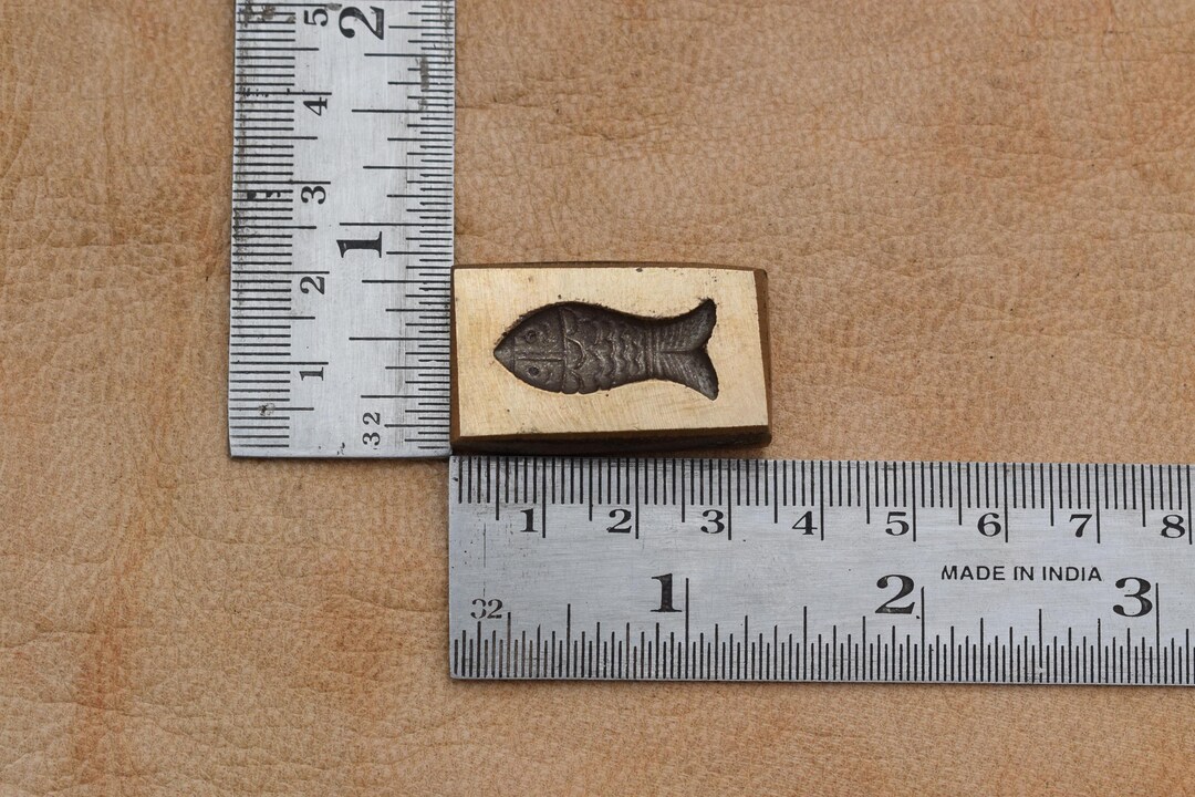 Vintage Rare Brass Bronze Silversmith Fish Pendant Design Jeweler Die ...