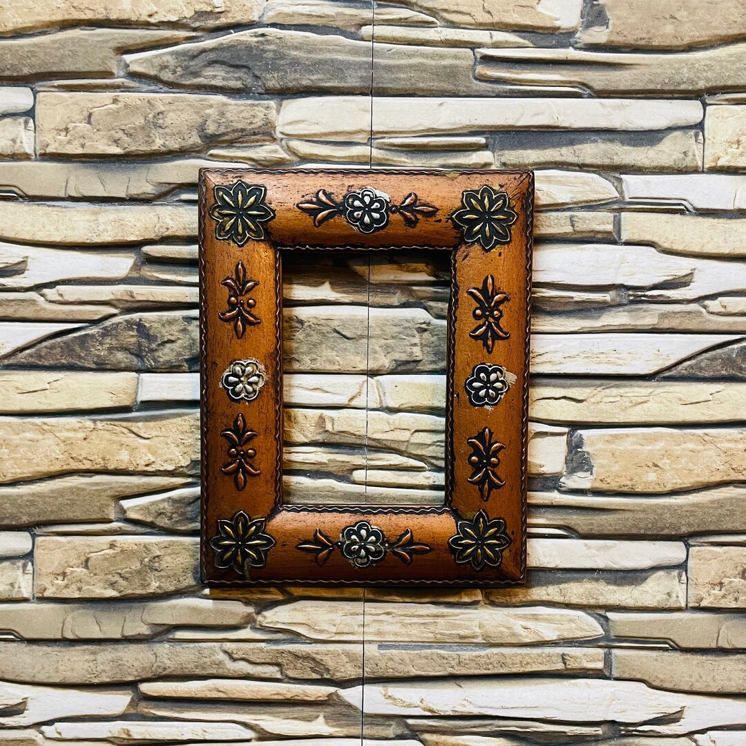 Antique Old Style Photo Frame Vintage Wood Hand Painted in - Etsy