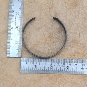 Vintage Blacksmith Hand Forged Handmade Bracelet Damascus Steel Cuff ...