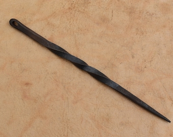 Handmade Vintage Blacksmith Iron Spike Hand Forged Fid Spiral Sailing ...