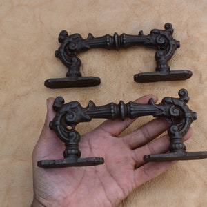 Cast Iron Dragon Door Gate Handle Vintage Door Cast Pull Handle Home ...
