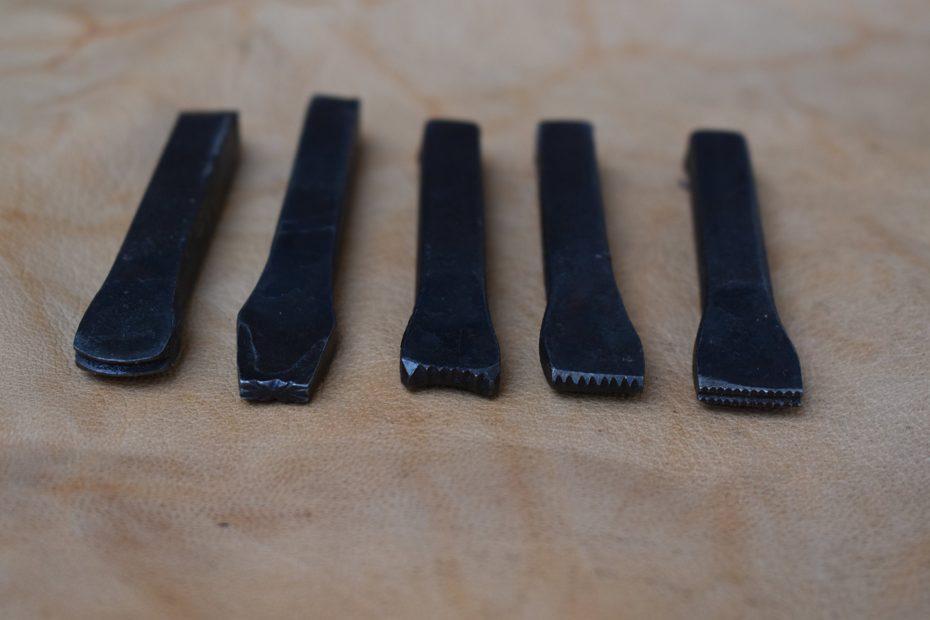 Hand Forged Vintage Iron Punch Stamp Die Hand Forged Blacksmith Tool 5 ...