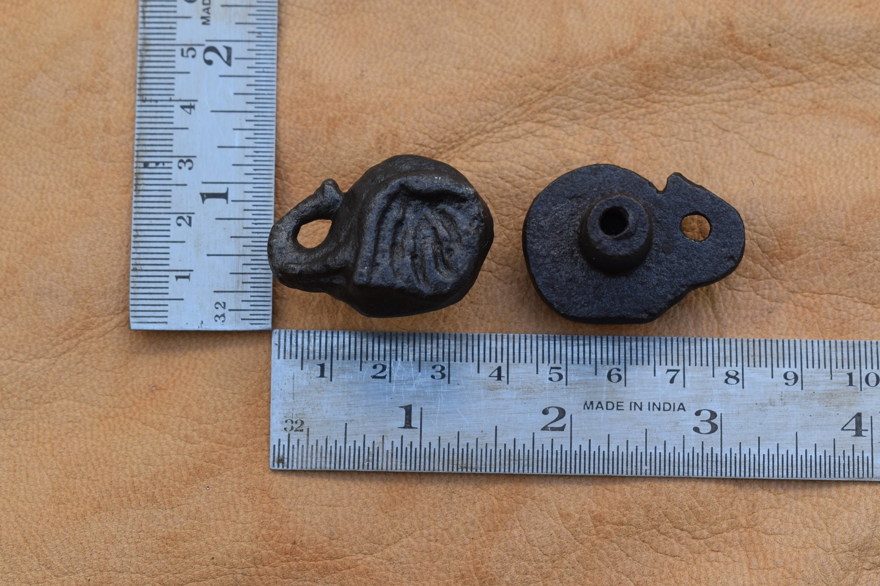 Cast Iron Knob Elephant Face Shape Vintage Drawer Handle Cupboard Knobs ...