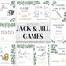 Jack and Jill Games Editable Sign Bundle Stag and Doe Wedding Event ...