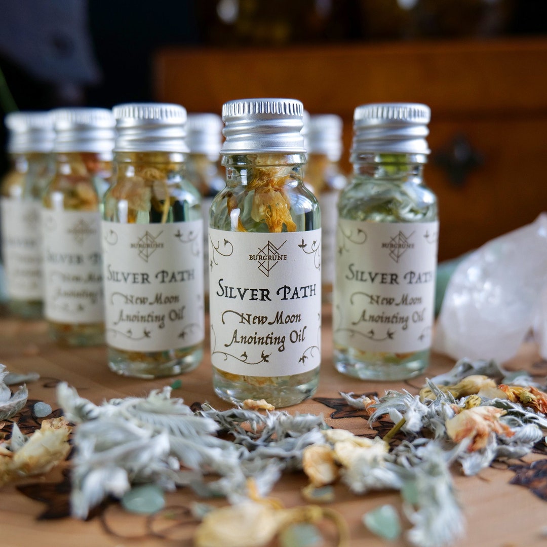 Illuminate Your Path Silver Path Anointing Oil for New Moon Rituals ...