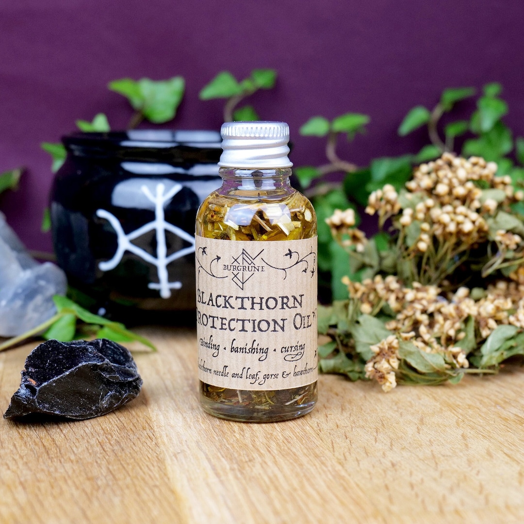 Blackthorn & Gorse Magickal Oil for Spells of Protection and Healing - Etsy