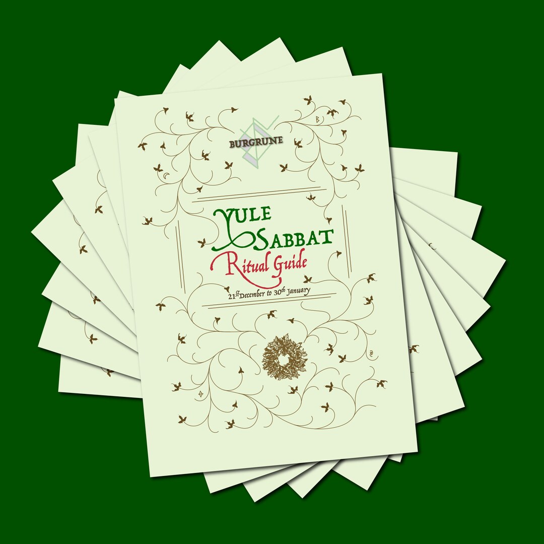 Yule Sabbat Ritual Guide Christmas Spells Mythology - Etsy