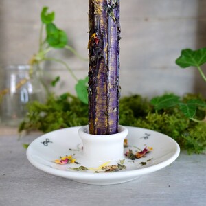 Handcrafted Spell Candle Holder Elegant and Practical Porcelain ...