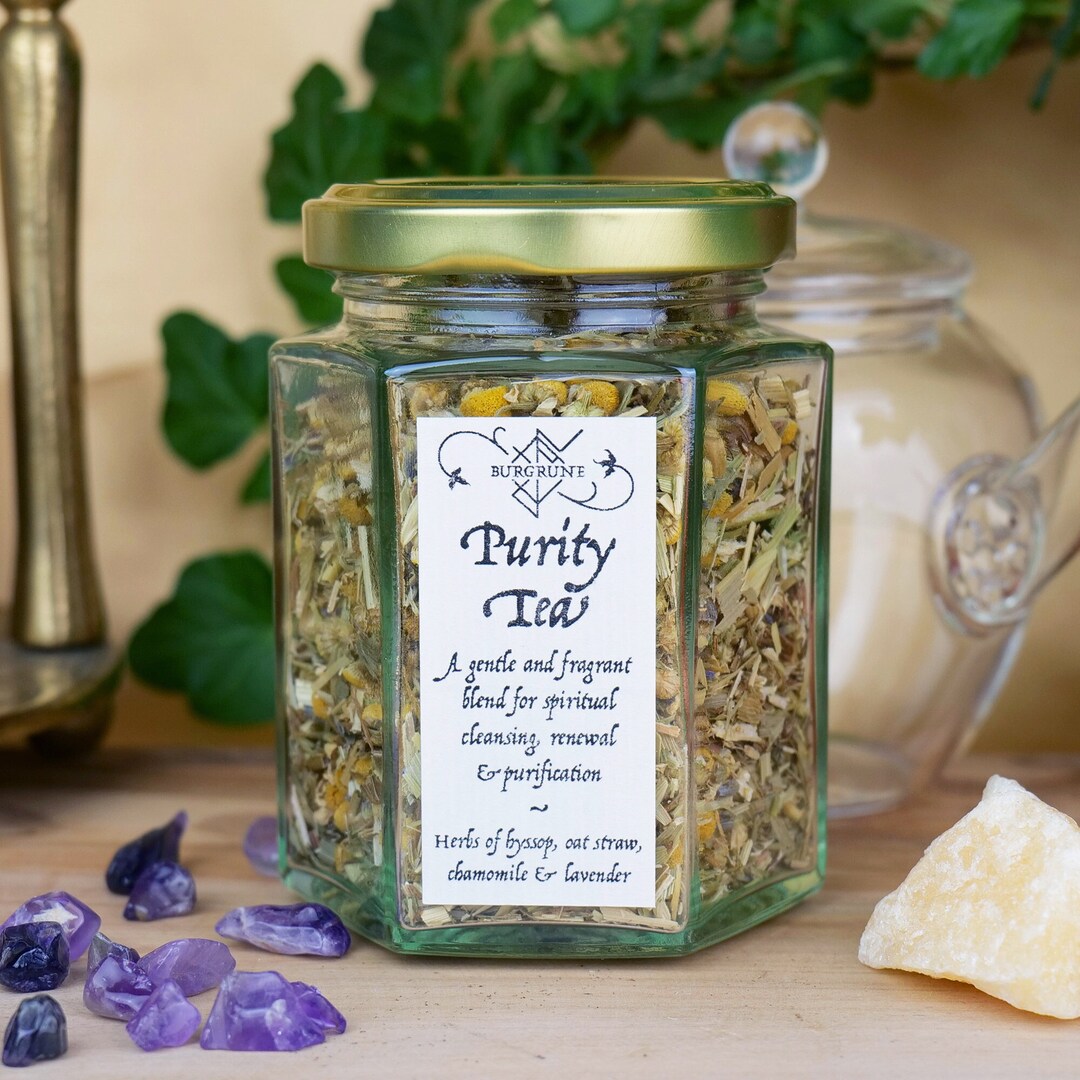 Purity Tea Ritual Renewal and Purification Blend Hyssop, Oat Straw ...