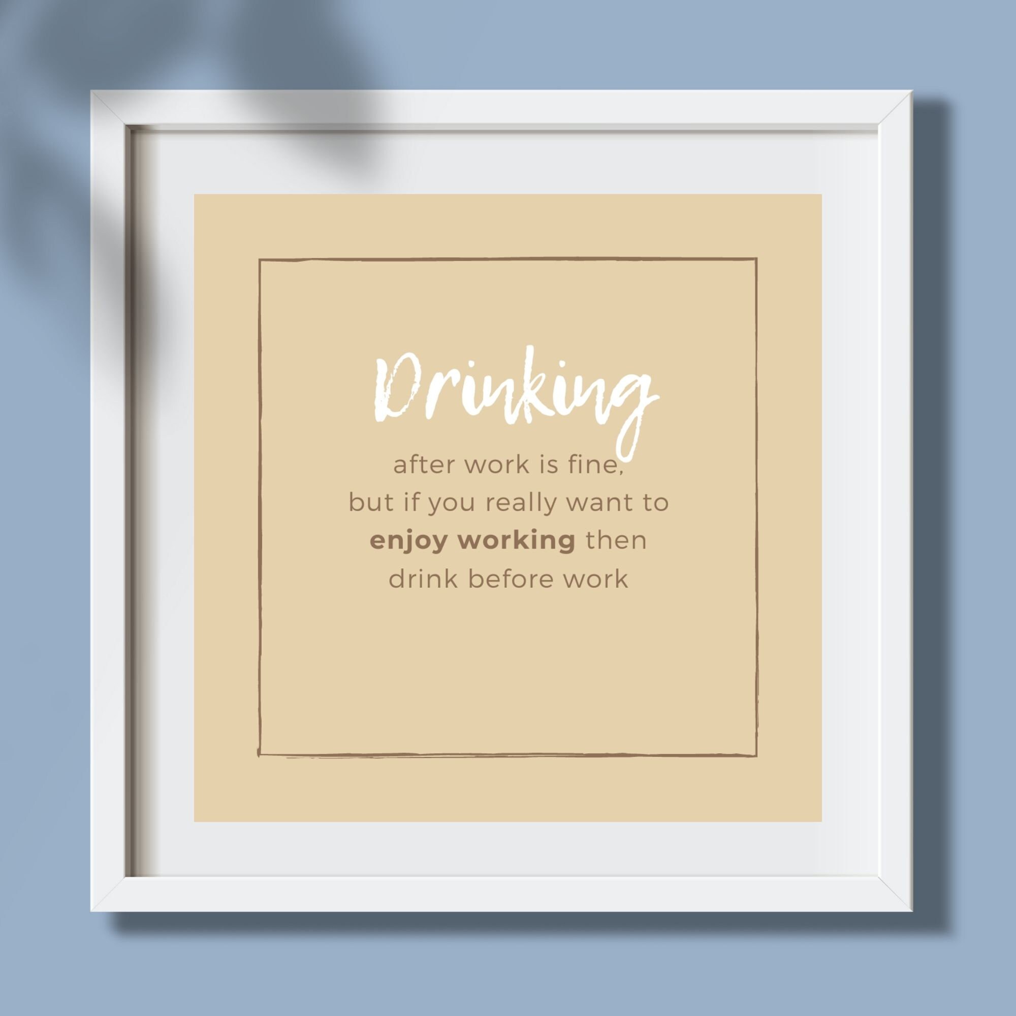 DRINKING: Funny Work Definition PRINTABLE Wall Art, DIGITAL Download ...