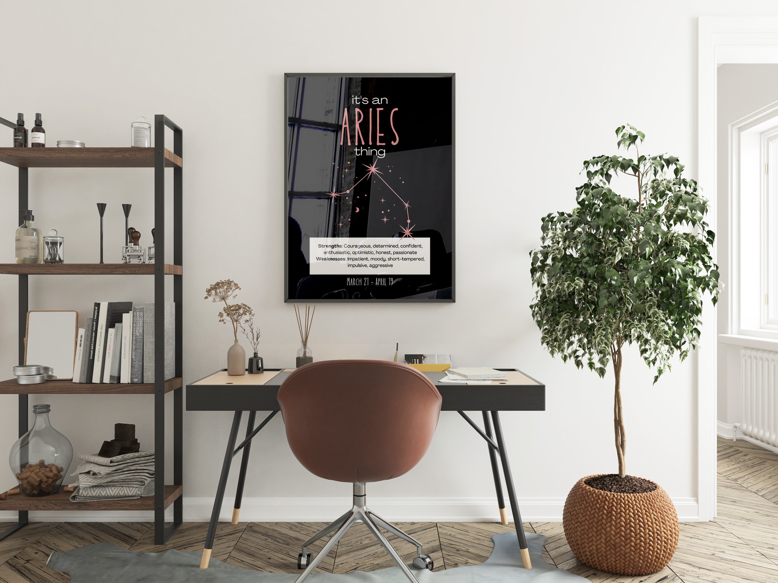 ARIES Star Sign Instant Download Print, Zodiac Art Printable, Spiritual ...