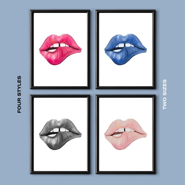 Lip Print - Etsy