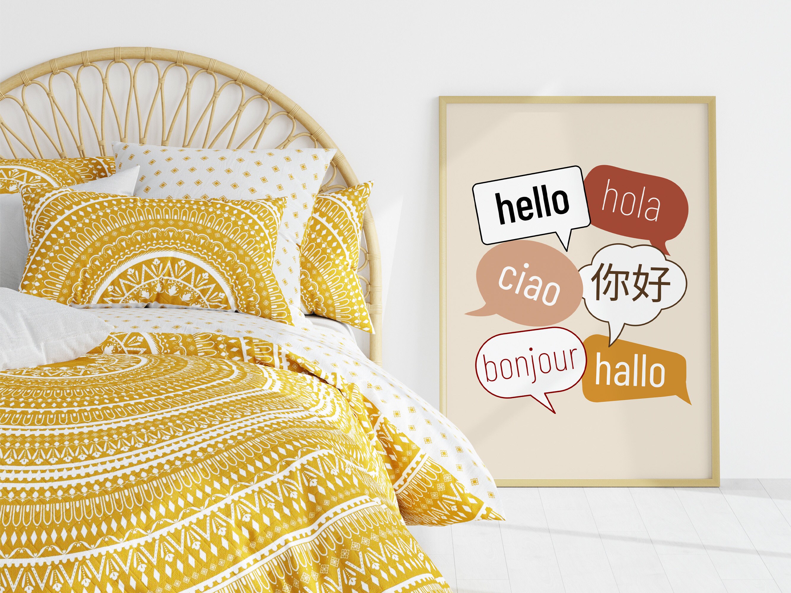 Speech Bubble Hello Bonjour Ciao Hola Hallo, Hello Different Languages ...
