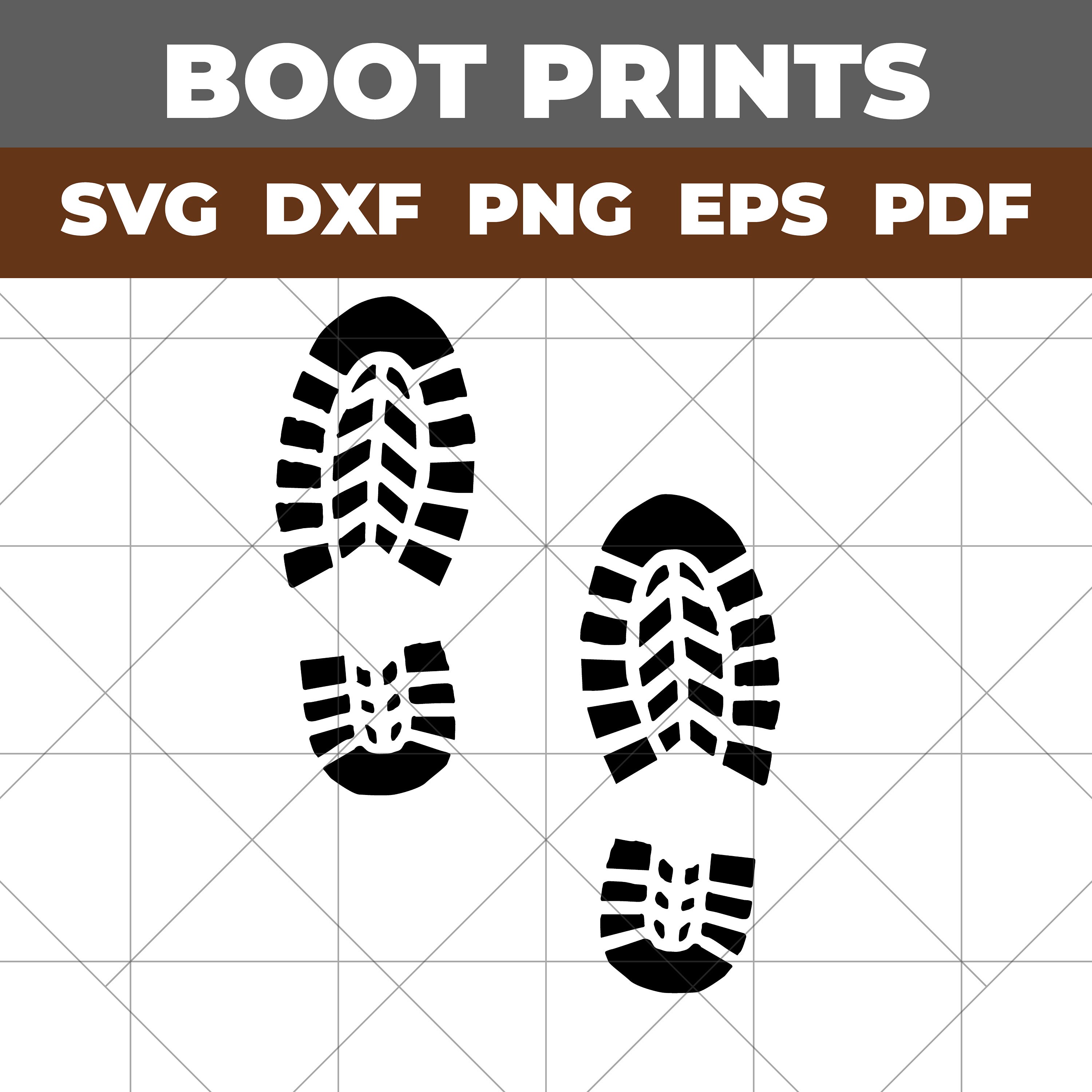 Boot Prints SVG Footprints SVG Soldier Army Clipart Svg | Etsy