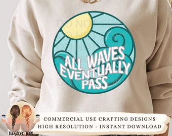 All Waves Pass Png - Etsy