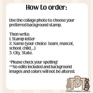 Custom Vintage MASCOT/TEAM Stamp Design | Digital Download | PNG File ...