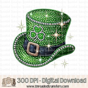 Leprechaun Hat Design | Digital Download | PNG File | Sublimation DTF ...