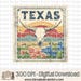 Texas Stamp State Design | Digital Download | PNG File | Distressed ...
