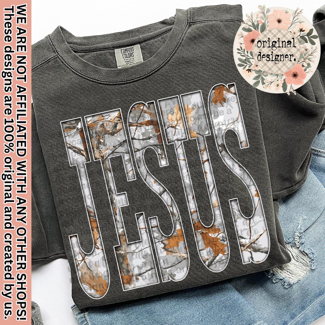 Jesus Gray Camo Design | Digital Download | PNG File | Camouflage ...