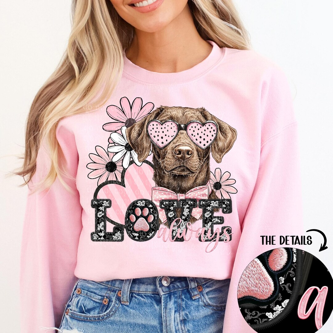 Love Always Chocolate Labrador Retriever Design | Digital Download ...