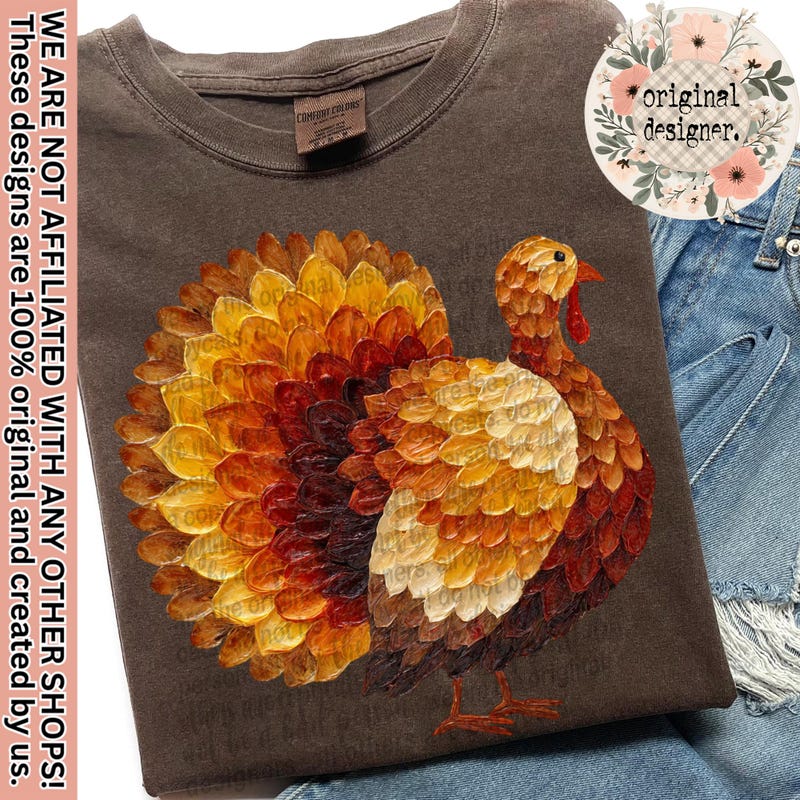 Turkey Fall Dtf Download - Etsy