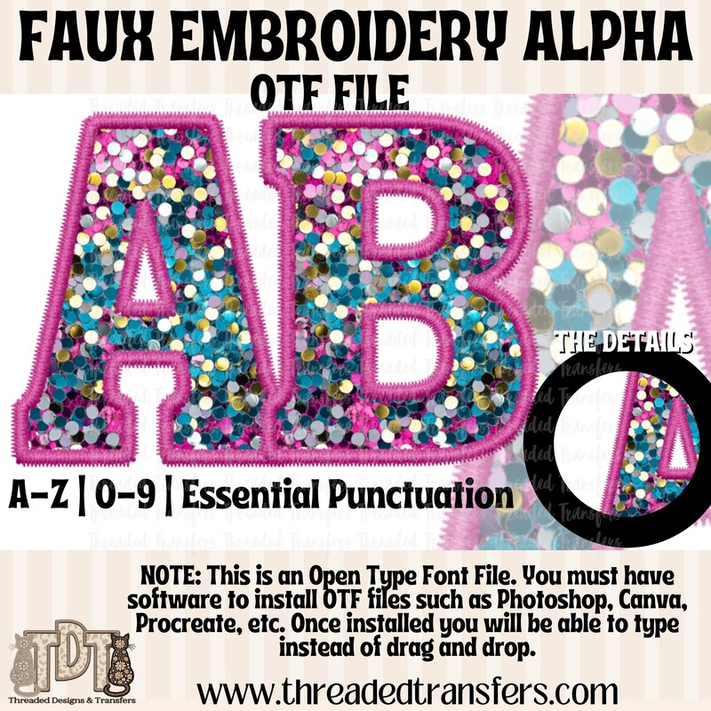 Applique Alpha - Etsy