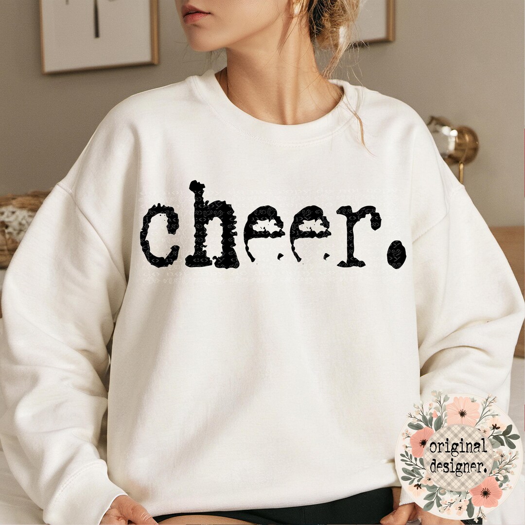 Cheer Typography Sport Design | Digital Download | PNG File ...