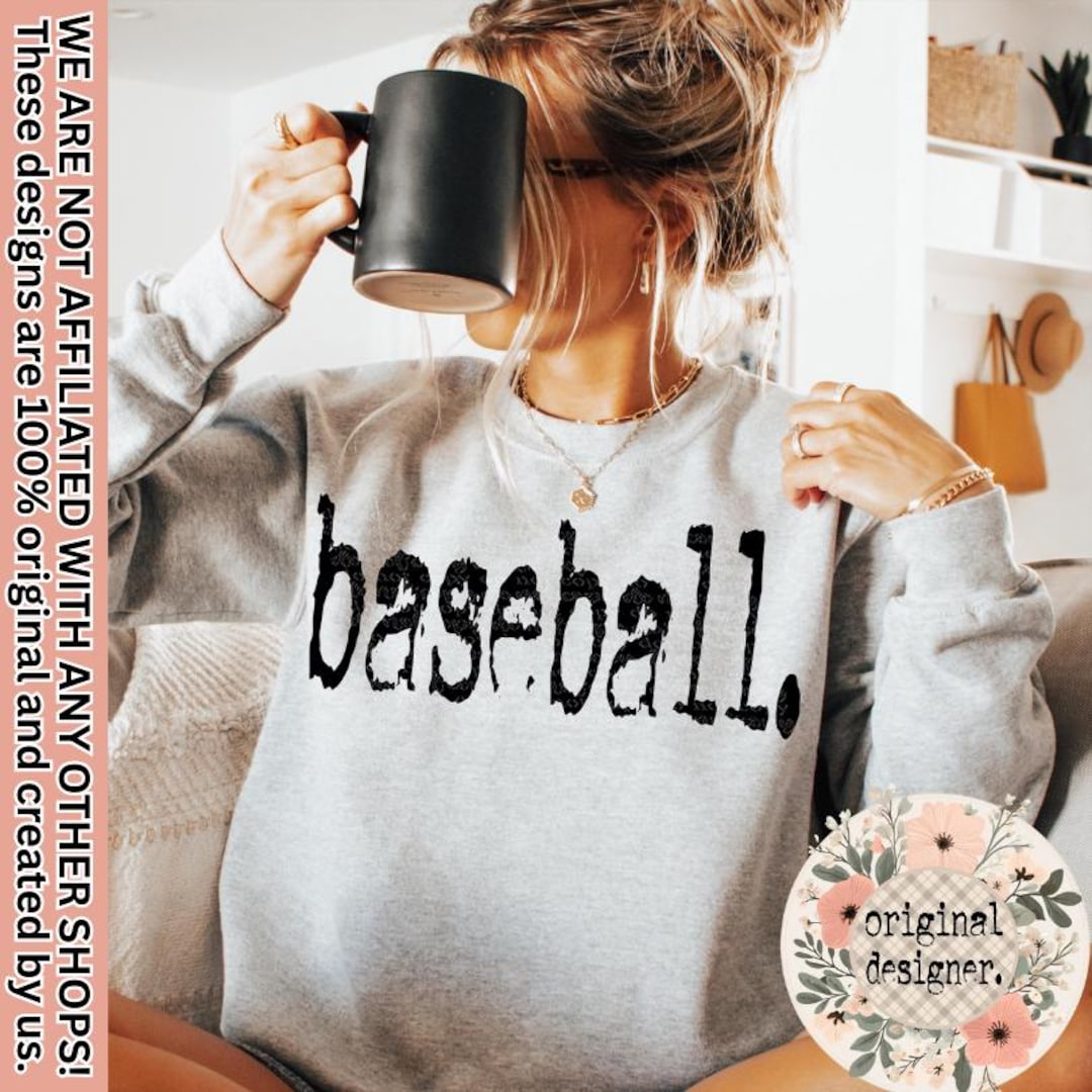 Baseball Typography Design | Digital Download | PNG File | Retro ...