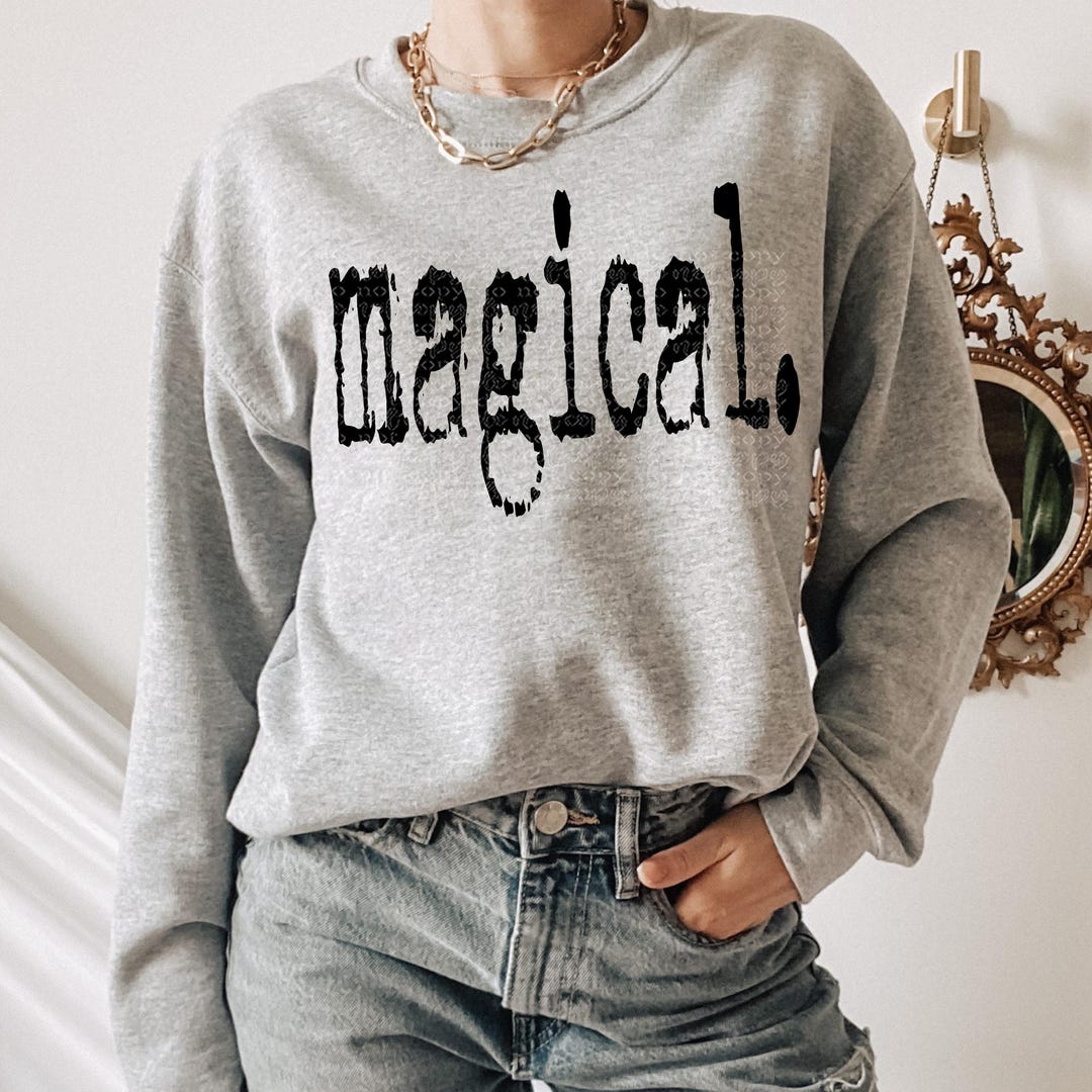 Magical Typography Design | Digital Download | PNG File | Typography ...