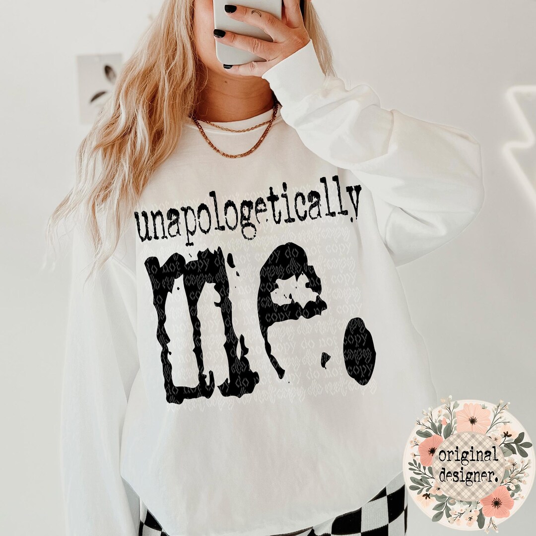 Unapologetically Me Typography Design | Digital Download | PNG File ...
