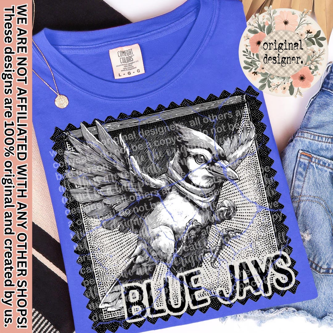 Blue Jays Mascot Stamp Design | Digital Download | PNG File ...