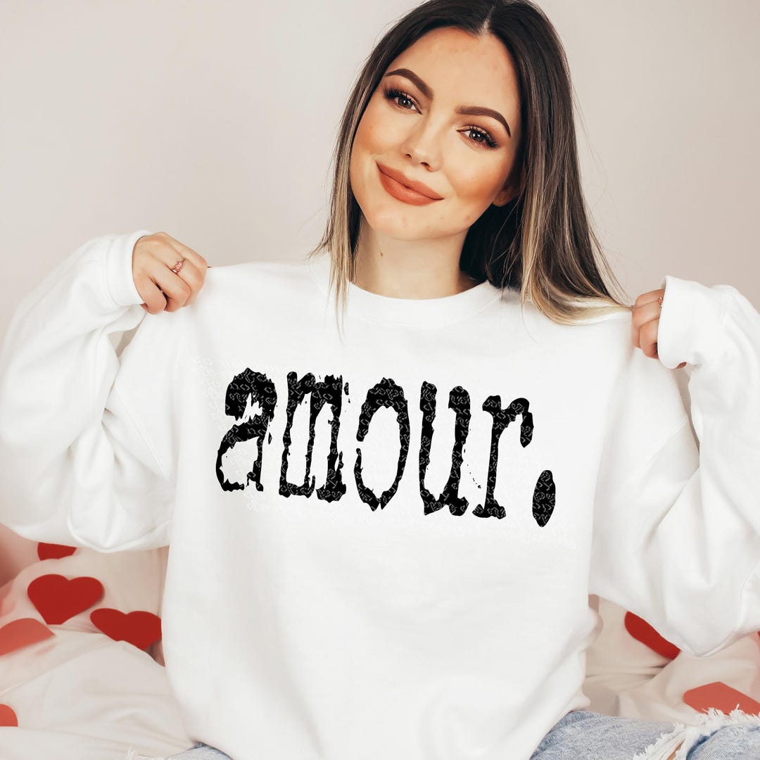 Amour Typography Design | Digital Download | PNG File | Sublimation ...
