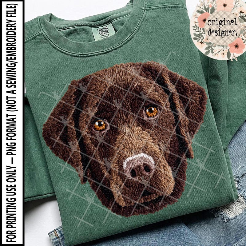 Chocolate Lab Patch - Etsy