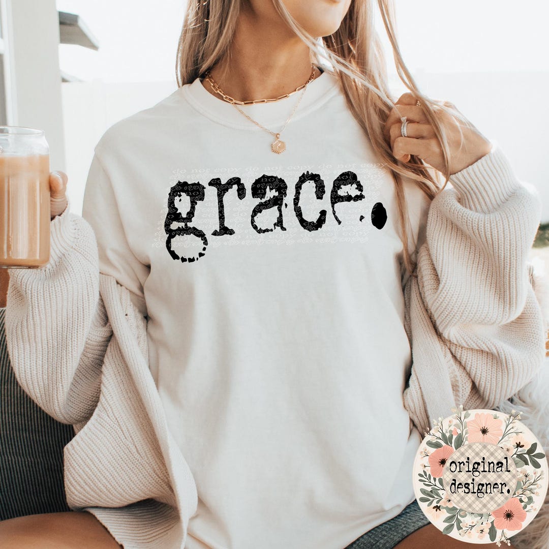 Grace Design | Digital Download | PNG File | Sublimation Design| DTF ...
