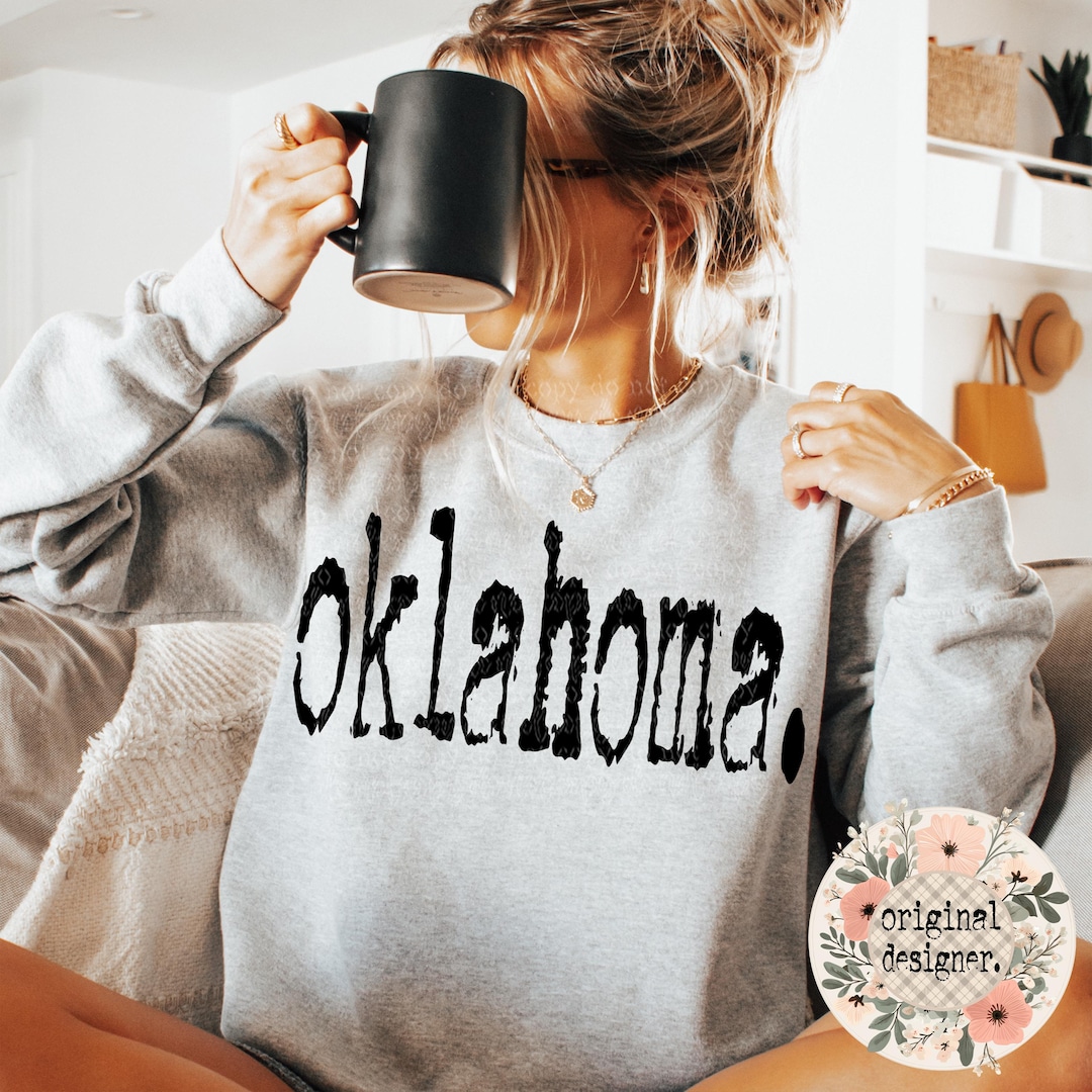 Oklahoma Typography State Design | Digital Download | PNG File ...