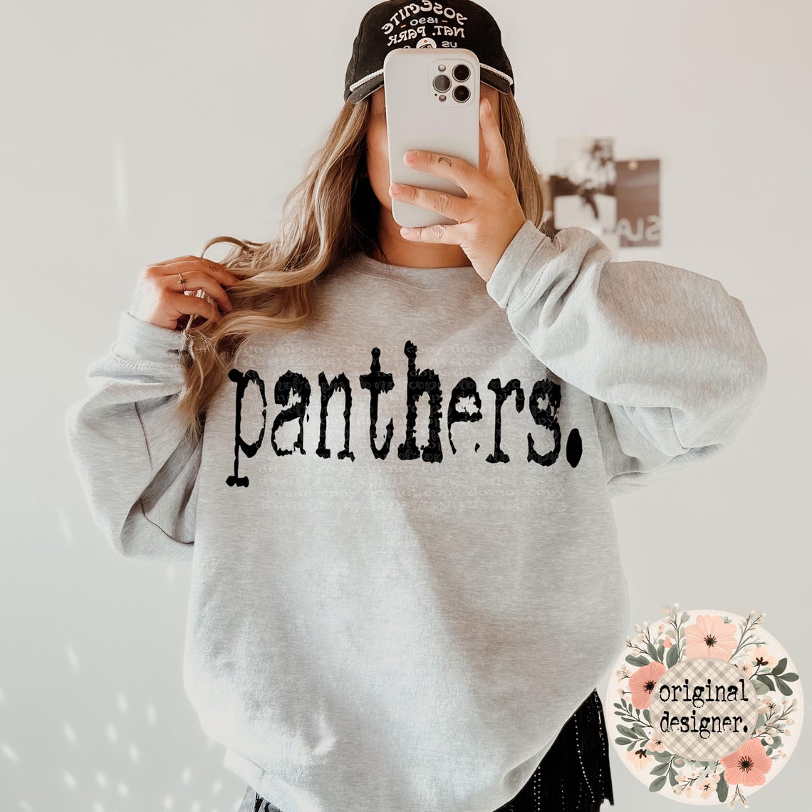 Panthers Typography Mascot Design | Digital Download | PNG File ...