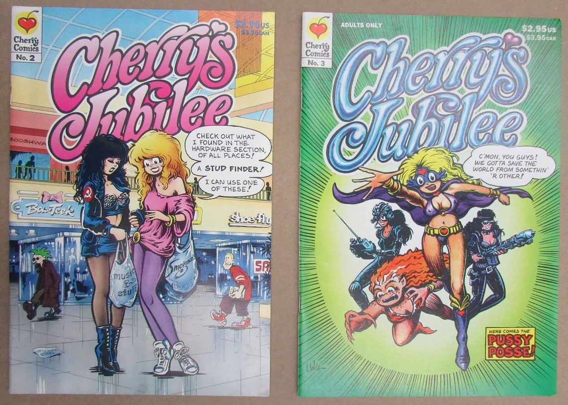 Cherry Poptart Comic Set Etsy