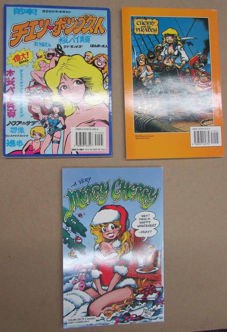 Cherry Poptart Cherry Collection Graphic Novel Set Of 3 Etsy