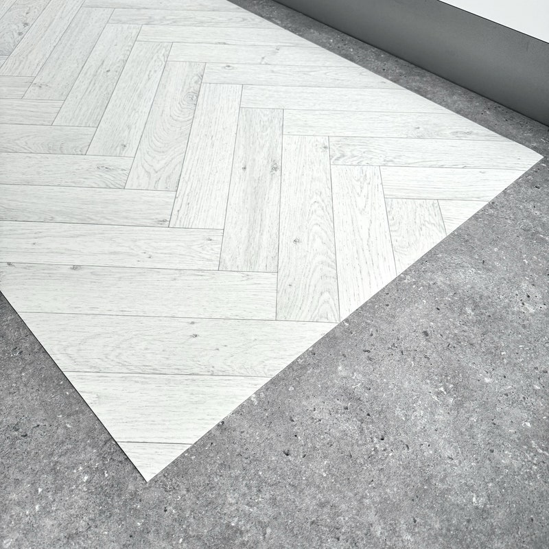 Herringbone Washable Rug - Etsy
