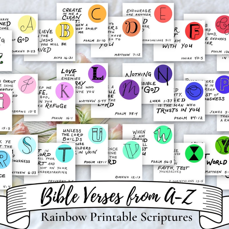 Abc Bible Verse - Etsy