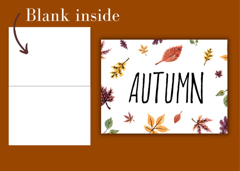 Printable Thanksgiving Cards Bundle of 10 | Instant Download and Print ...