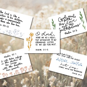 15 Grief & Comfort Verses | Digital Download Printable Notecards ...